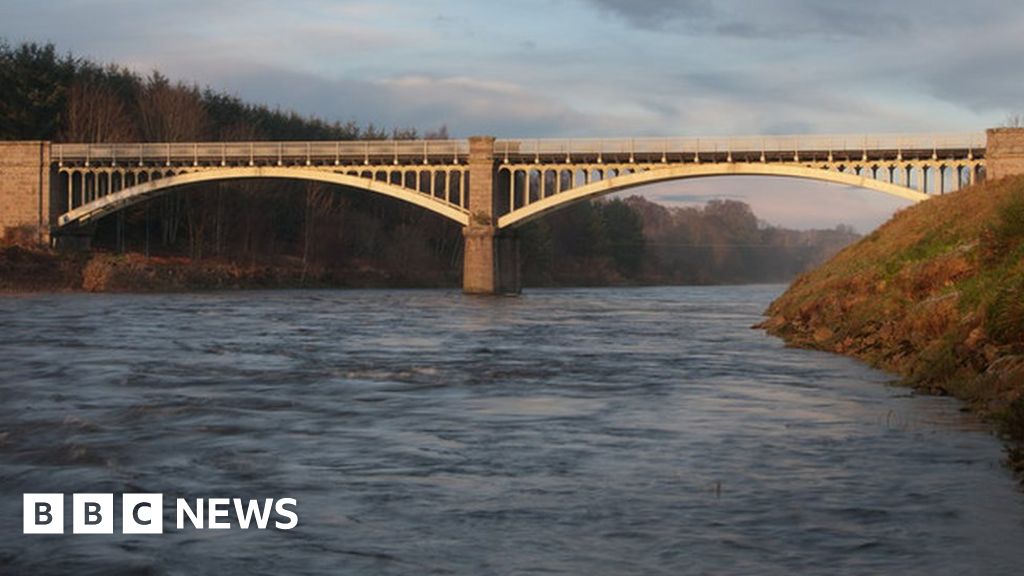 Park Bridge over River Dee is closed amid flood damage safety fears ...