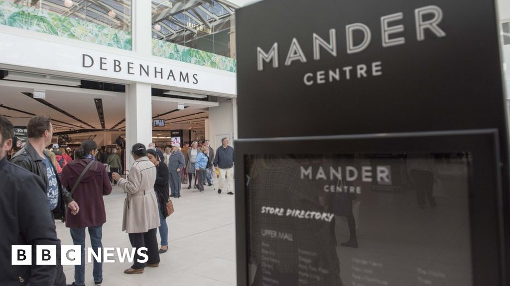 New Wolverhampton store replaces outgoing Debenhams - BBC News