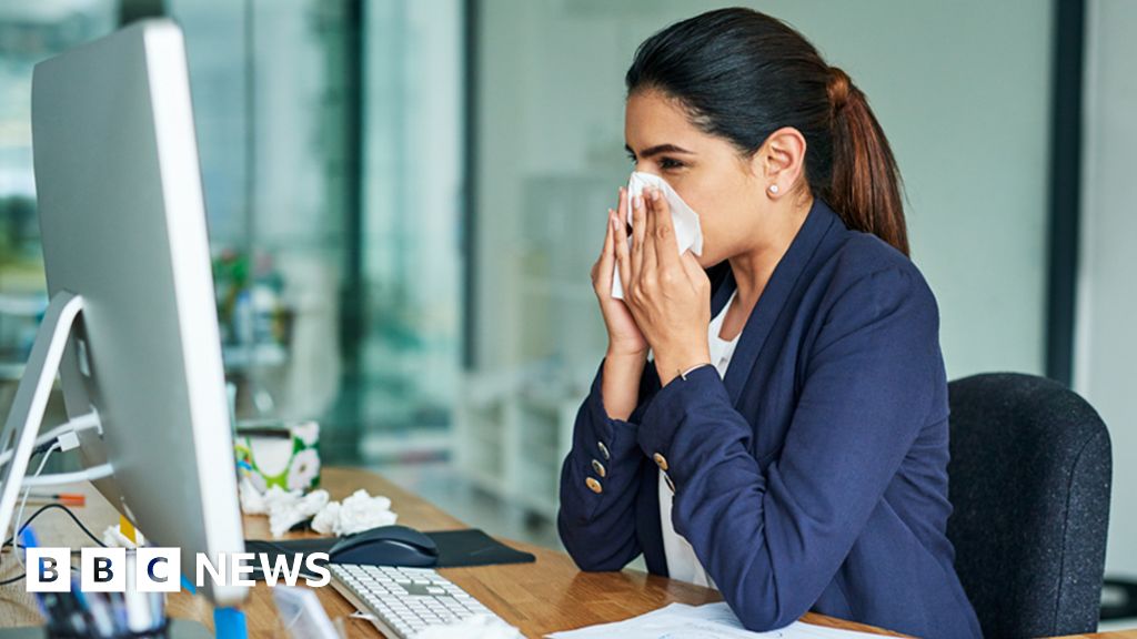 Shocking numbers work while ill, report says - BBC News