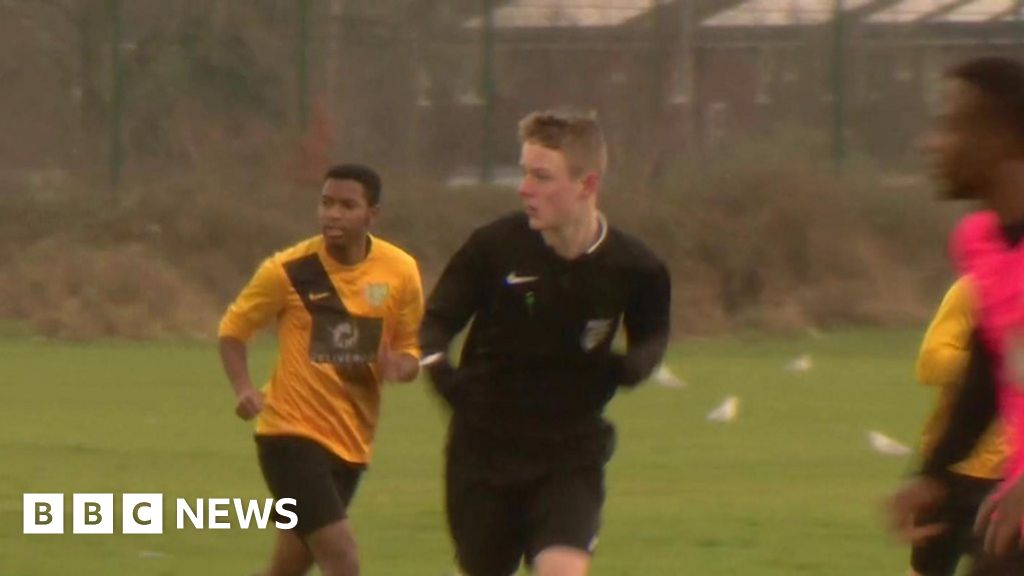 Young referee calls for body cameras to stop abuse - BBC News