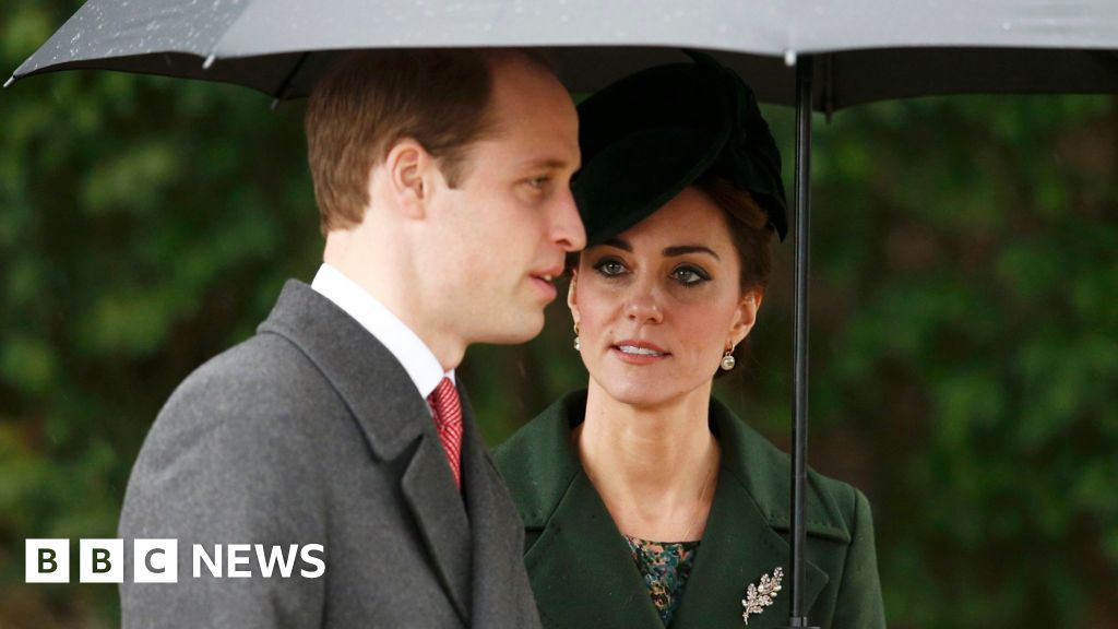 Royal Family attend Sandringham Christmas church service - BBC News