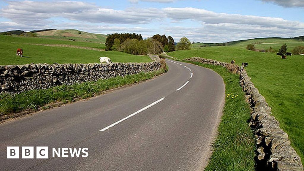 Dunscore crash leaves man seriously injured in hospital - BBC News