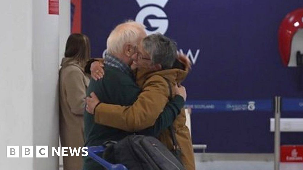 Watch: Aberdeenshire grandad reunited with wife after Dubai conviction ...