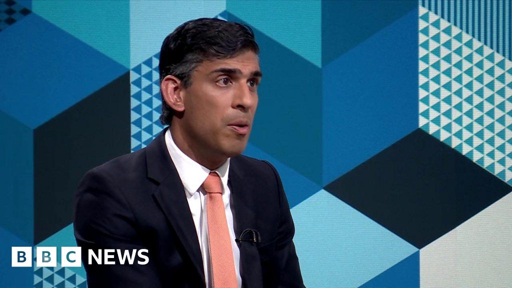 Sunak: I'd rather lose being true to my values - BBC News