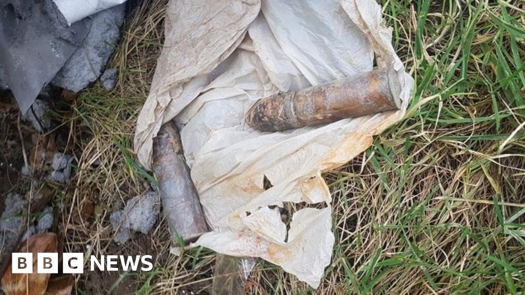 Unexploded WW2 shells removed from Isle of Man garden