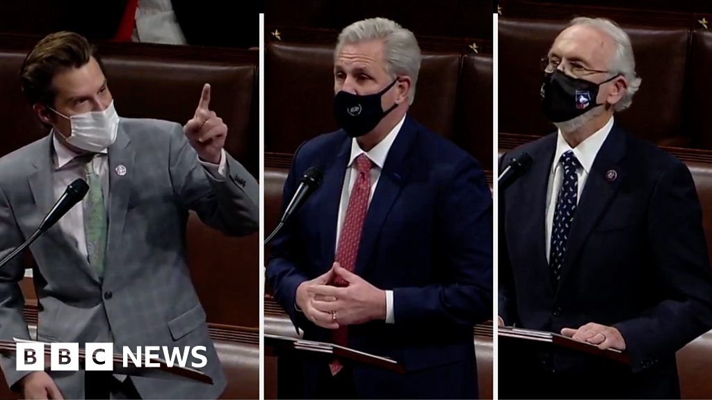 Trump impeachment: Republicans defend - and some attack - president