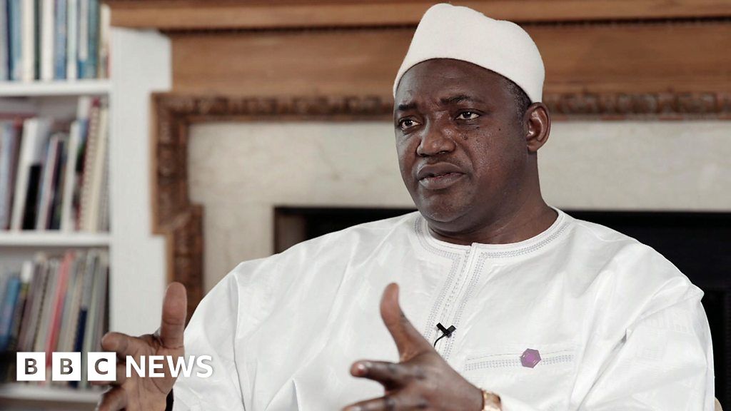 Adama Barrow: Gambia politics 'fragile' but progressing