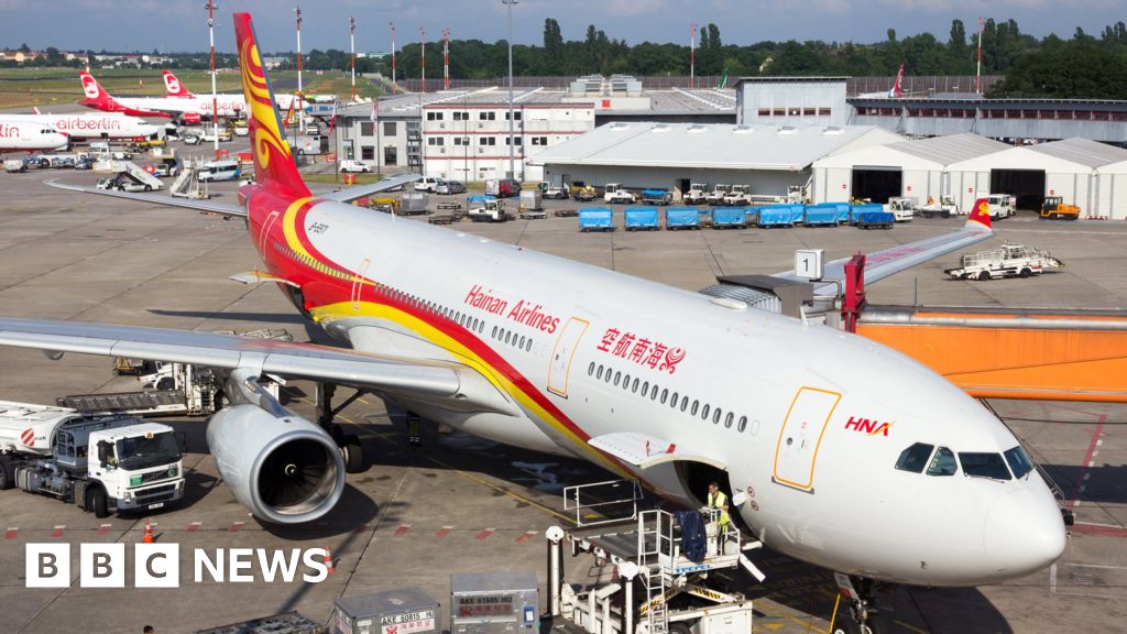 First direct flight from Edinburgh to China - BBC News