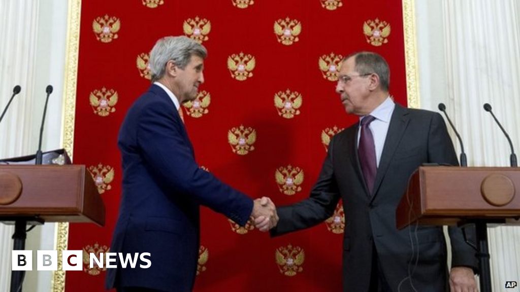 US and Russia in Syria peace process pledge - BBC News