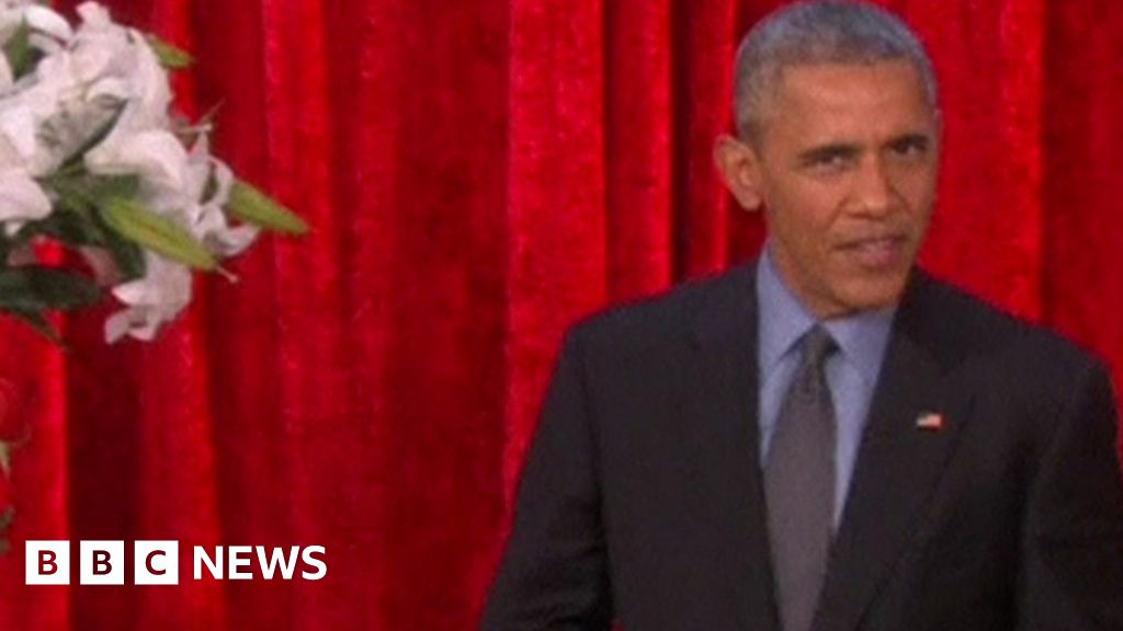 Obama’s Valentine poem for his wife - BBC News