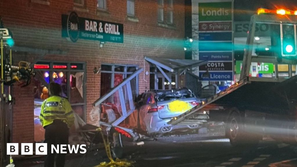Warrington: Car crashing into busy restaurant 'like a bomb' - owner ...