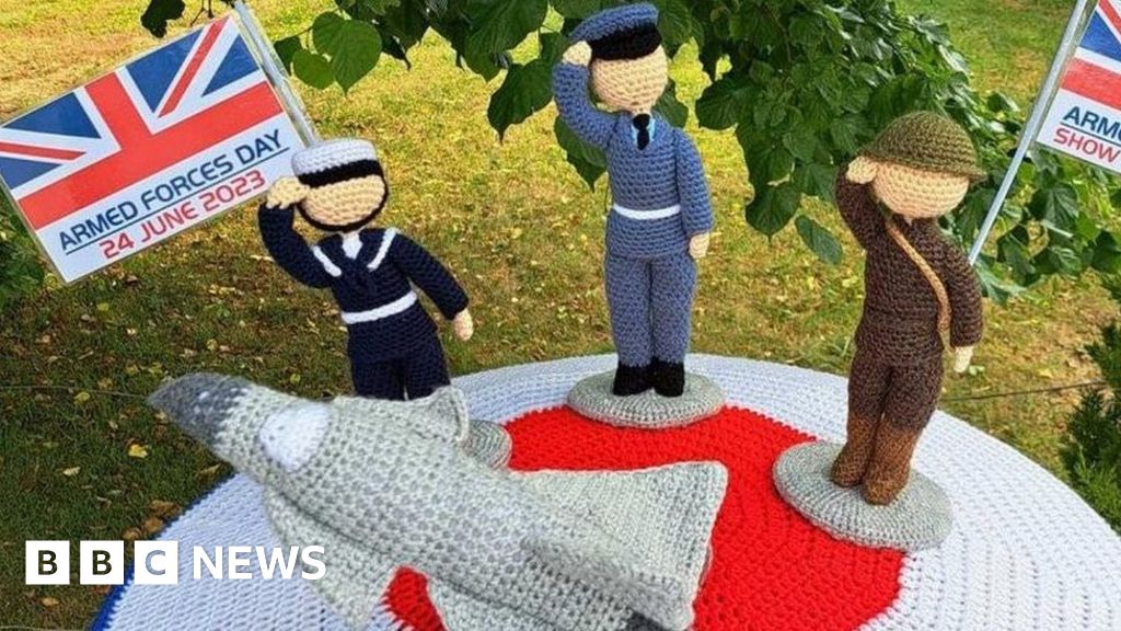 Armed Forces Day celebrated on Suffolk post box topper