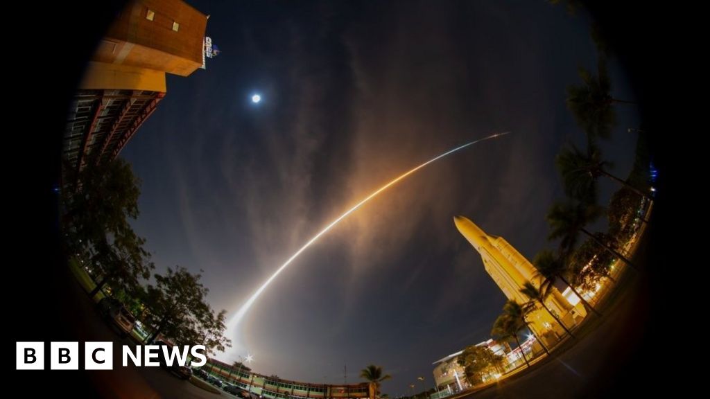 Blast-off for BepiColombo on mission to Mercury - BBC News