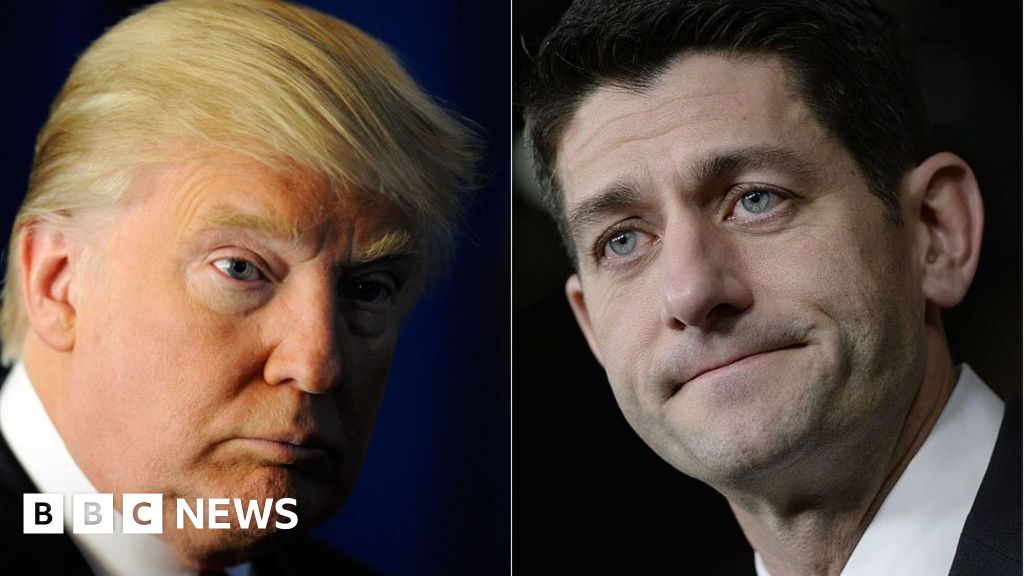 Five issues where Trump and Ryan clash - BBC News
