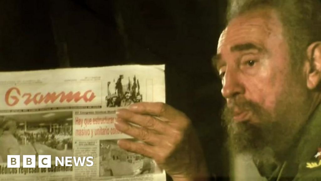 Inside the offices of Granma, Cuba's government newspaper - BBC News