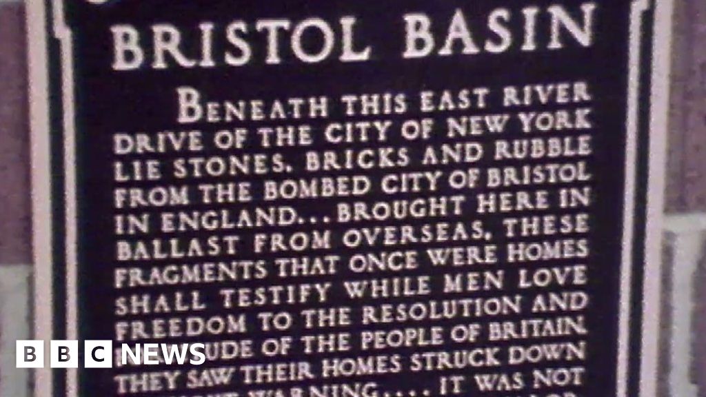 How bricks from Bristol were used to build part of New York - BBC News