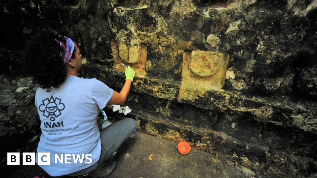 Kulubá: Dig uncovers large Mayan palace in Mexico - BBC News