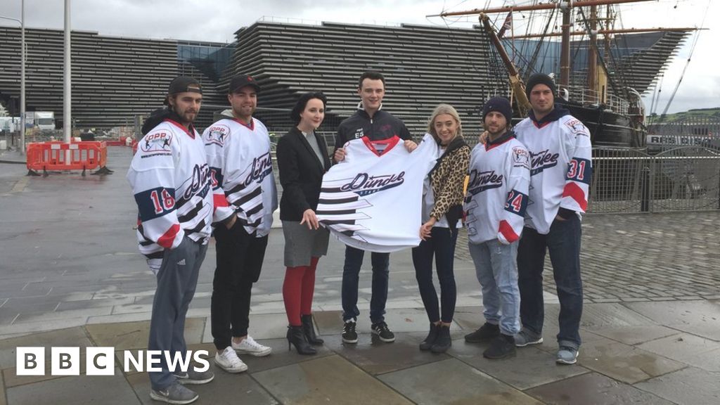 Ice hockey team takes V&A Dundee design to heart - BBC News