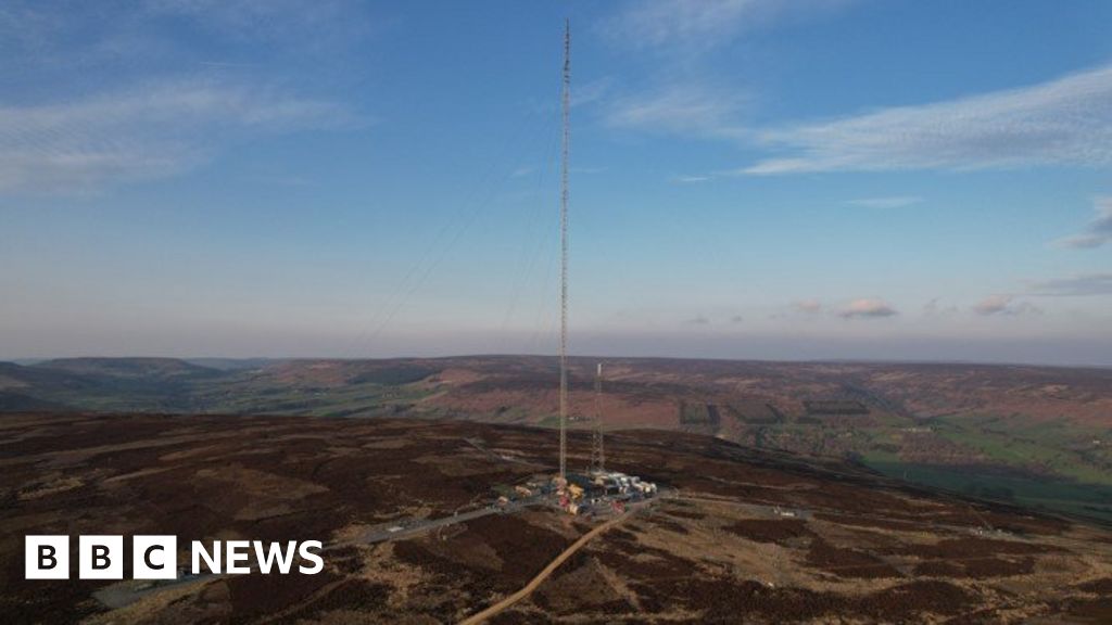 Bilsdale TV mast to transmit signals to homes from Monday - BBC News