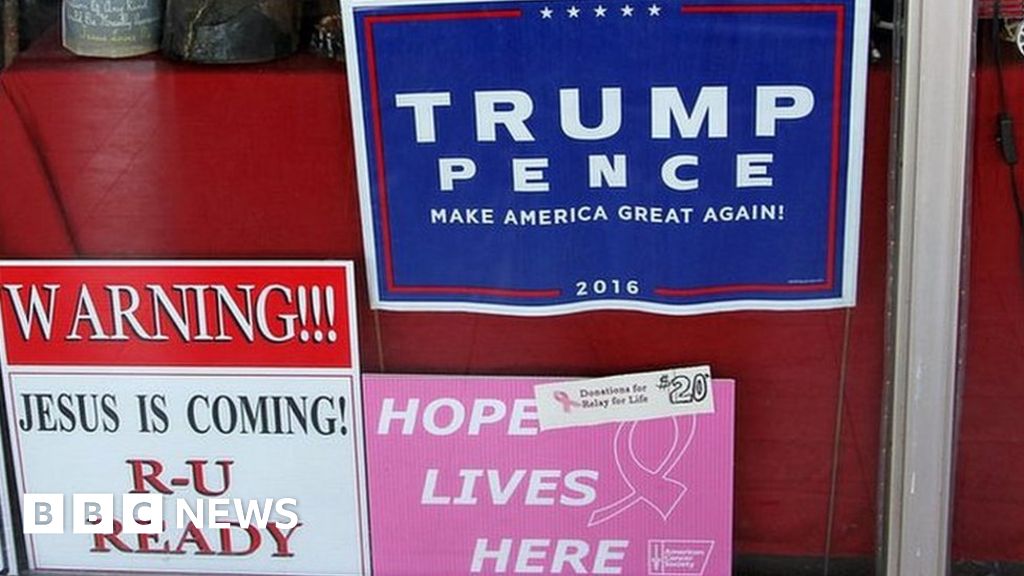 Where Trump is seen as saviour - BBC News