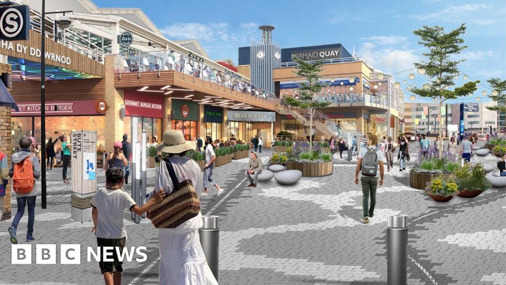 Cardiff Bay's Mermaid Quay set for redevelopment - BBC News