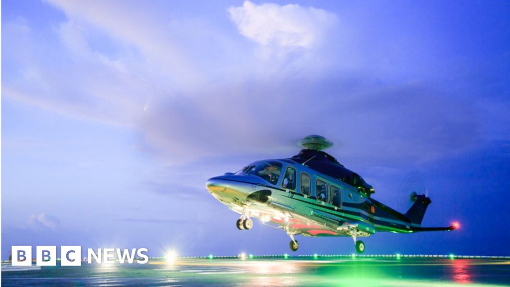 Choppered: Downdraft for the offshore helicopter business - BBC News