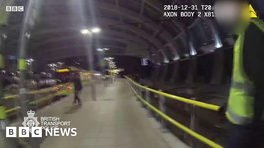 Bodycam Footage Shows Officers Detaining Knifeman In Manchester Victoria