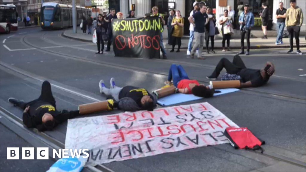 Black Lives Matters Nottingham tram protesters guilty - BBC News