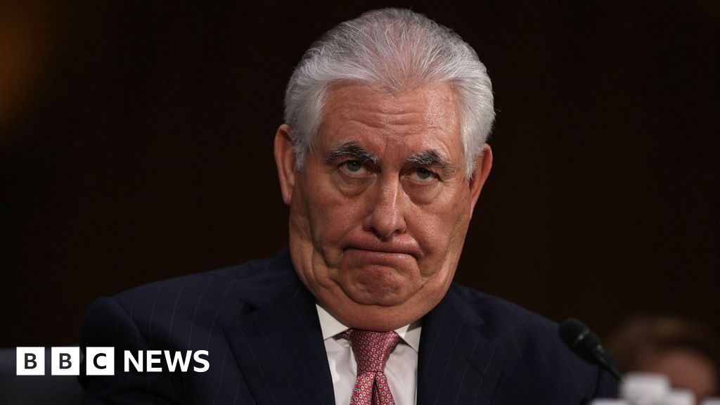 Top US diplomat Tillerson faces first major challenge - BBC News