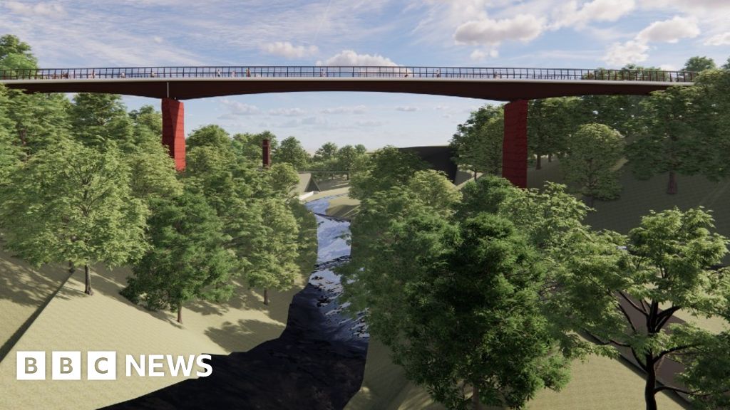 Plan unveiled for viaduct bridge to join Oldham and Tameside - BBC News