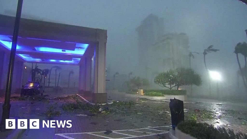 Hurricane preparations: 'First Irma, now Maria' - BBC News
