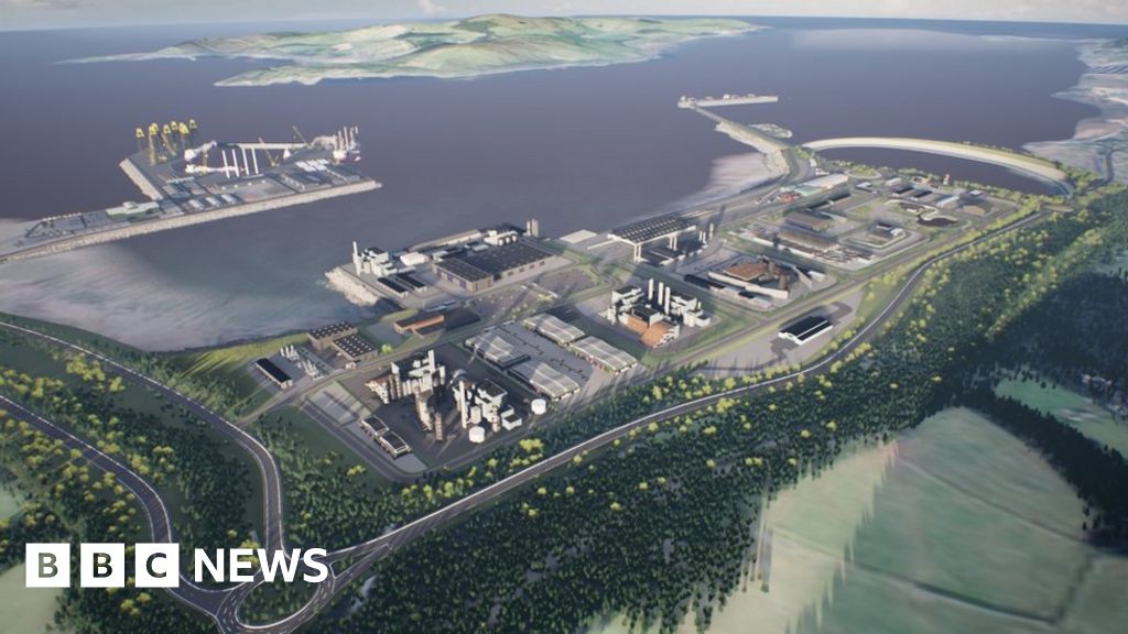 Hunterston: Old king coal to cable vision - BBC News