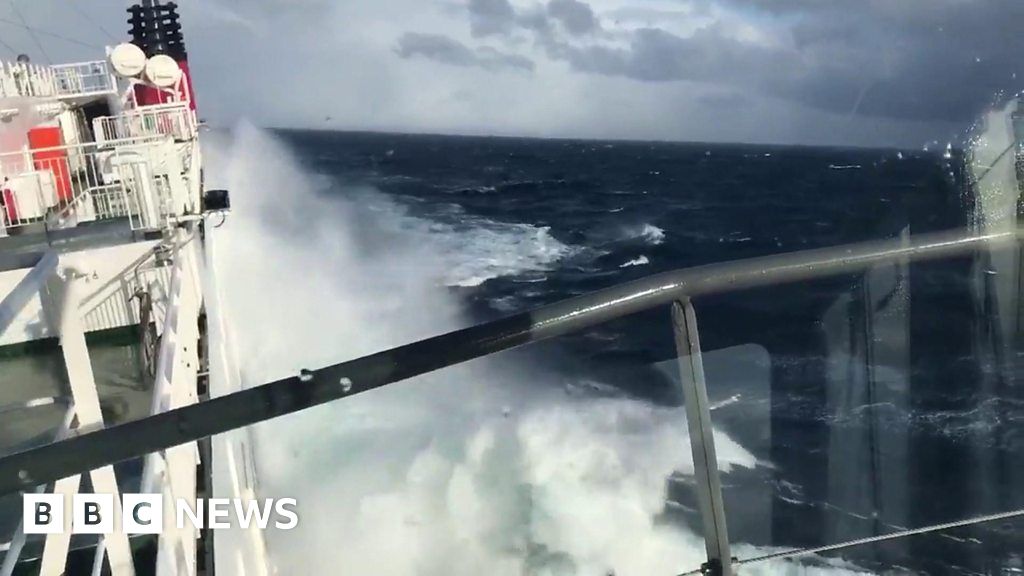 Freak wave hit Highlands ferry during high winds - BBC News