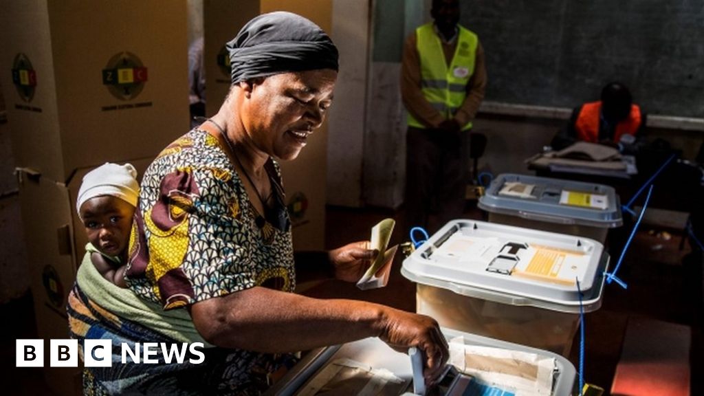 Zimbabwe election: High turnout in first post-Mugabe poll - BBC News