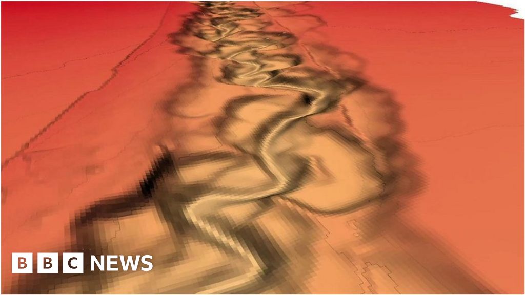 Fly through the underwater Congo Canyon - BBC News