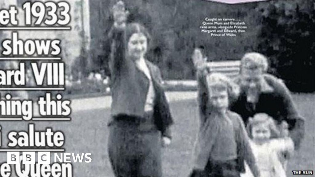 Queen Nazi salute film: Video 'should be shown' - Sun chief - BBC News