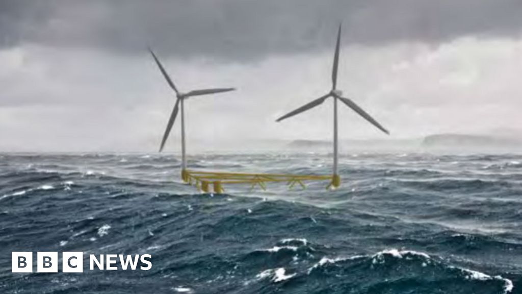 Floating turbines project proposed for Scottish site - BBC News
