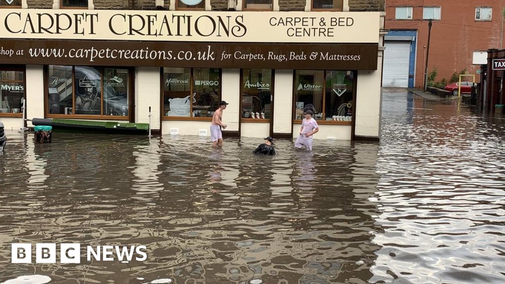 Milnrow flooding ruins store on day it fully reopens after lockdown