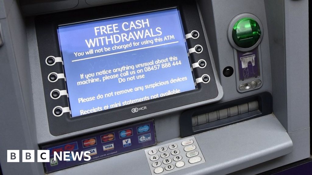 Armed robbers steal £100,000 from Stretford shop cash machine - BBC News