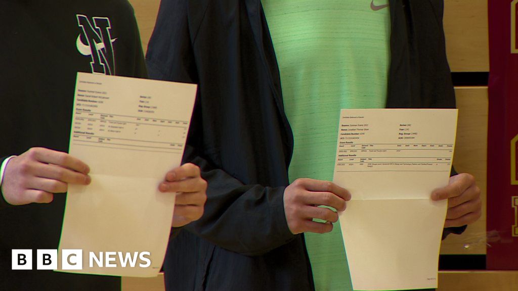 A-level results: 'I couldn't believe my grades' - BBC News