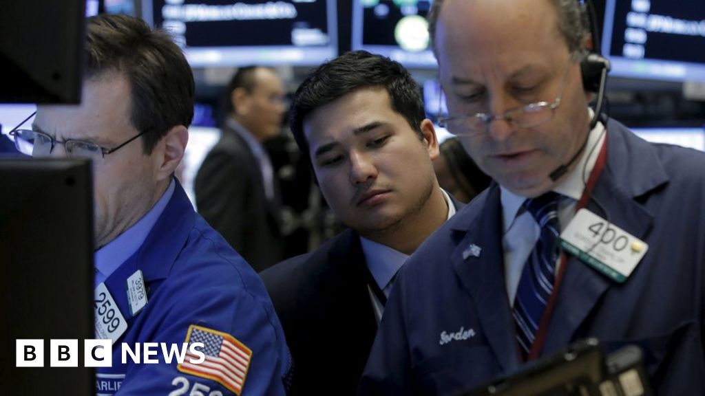 US stocks fall ahead of economic data - BBC News