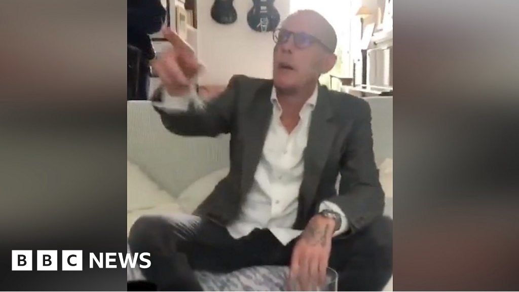 Watch: Laurence Fox films police visit