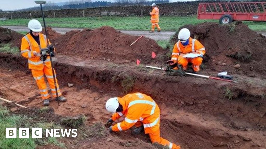 Archaeological dig unearths treasures on A66 route in Cumbria