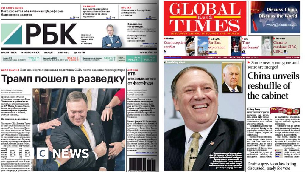 Rex Tillerson: World media brace for a more hawkish America