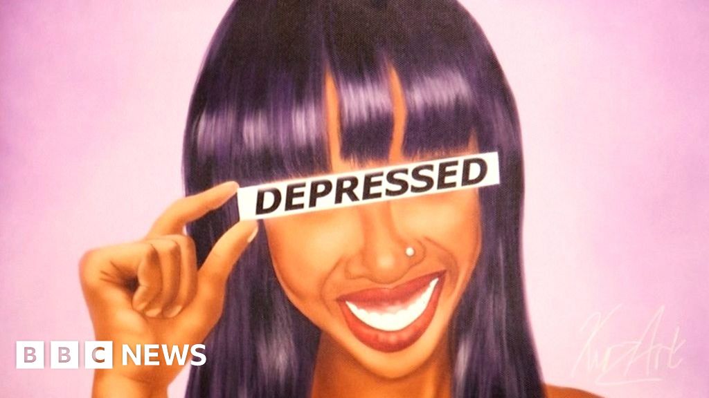 Smiling with sadness - BBC News