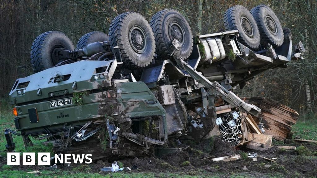Two men seriously injured after Army truck overturns near Dunblane ... Two men seriously injured after Army truck overturns near Dunblane ...