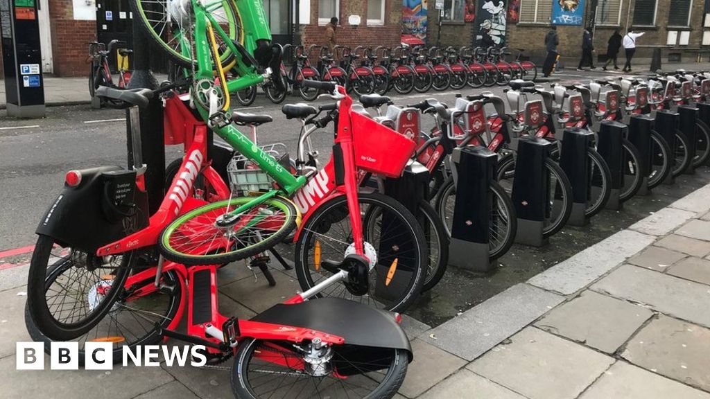 Westminster City Council enforces new plans for dockless e-bikes - BBC News