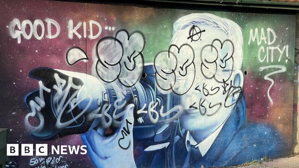 David Lowndes mural defaced weeks after it was painted in Peterborough
