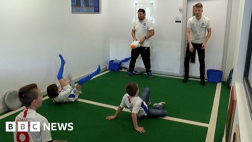 Autism 'inclusion room' at Brighton and Hove Albion stadium - BBC News