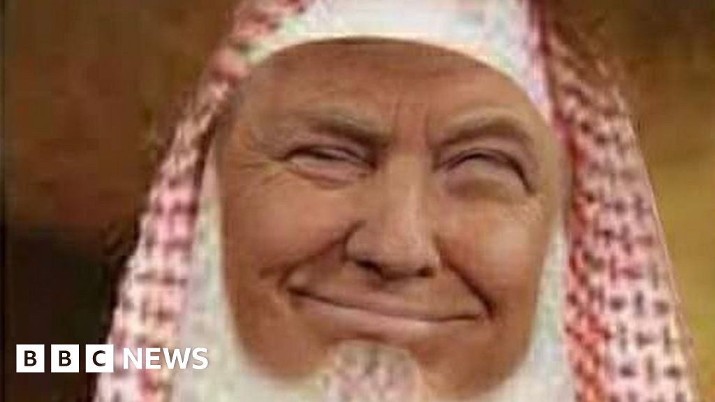 'Trump, servant of God': How Saudis are viewing his visit - BBC News